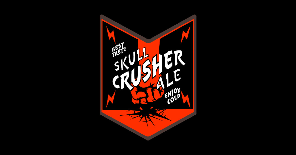 Deep Rock Galactic - Skull Crusher Ale Beer Logo - Deep Rock Galactic ...