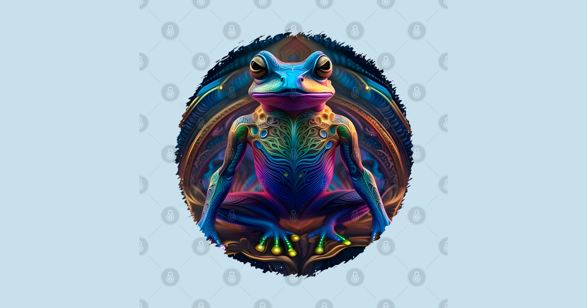 Froggy Animal Spirit (26) - Trippy Psychedelic Frog - Psychedelic - T ...