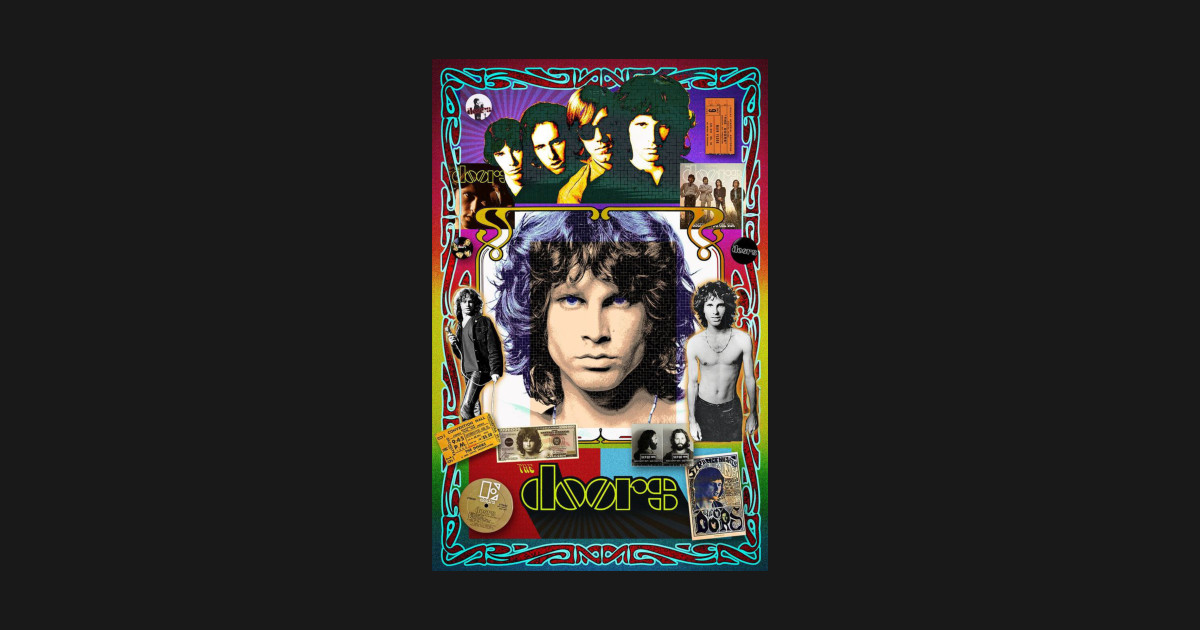 Retro Rock Band Design: The Doors - The Doors - T-Shirt | TeePublic