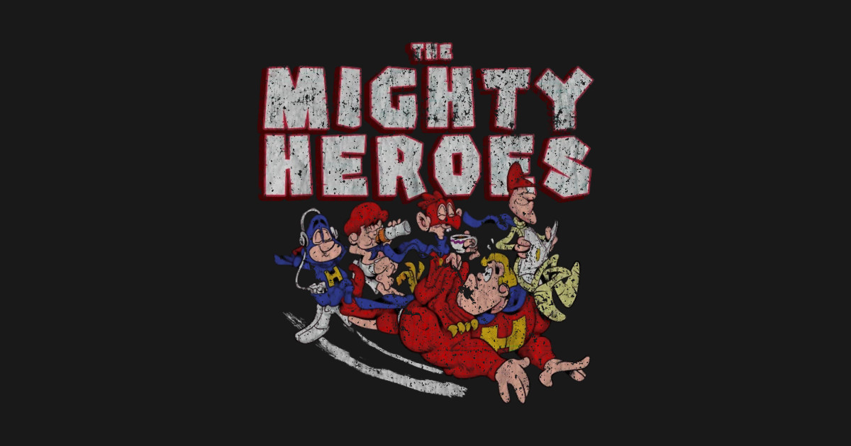Distressed Mighty Heroes # Kijang Mas - The Mighty Heroes - T-Shirt ...