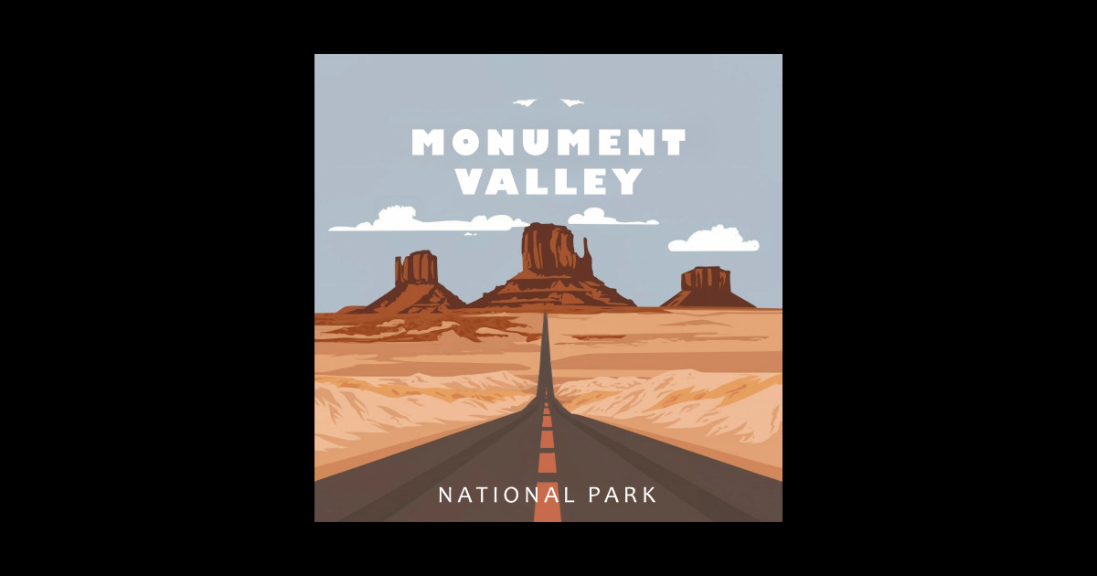 Monument Valley National Park Travel Sticker - Monument Valley ...