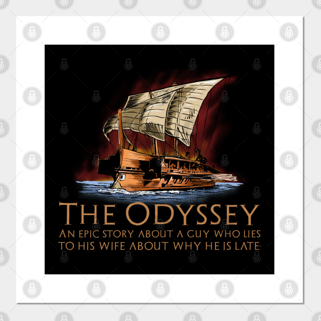 Ancient Greek Epic Poem Mythology - The Odyssey - Trojan War ...