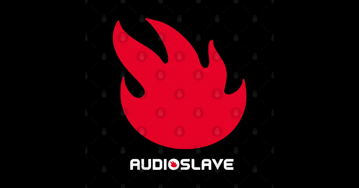 Audioslave Band Logo Fire - Audioslave - Sticker | TeePublic