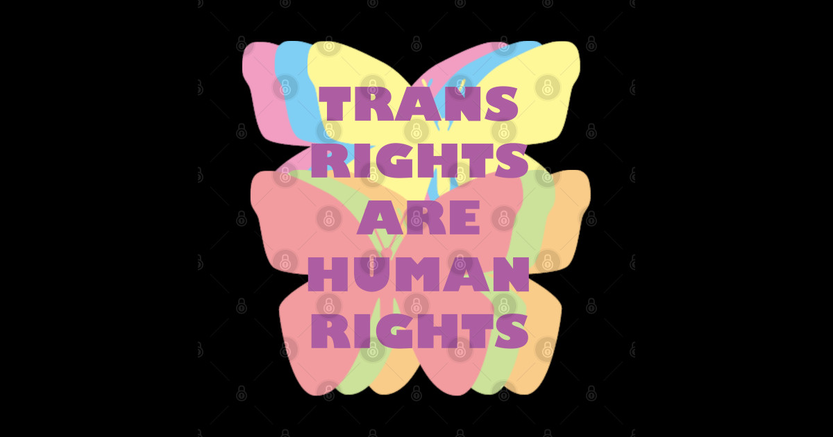 Trans Rights Are Human Rights - Trans Rights Are Human Rights - Sticker ...