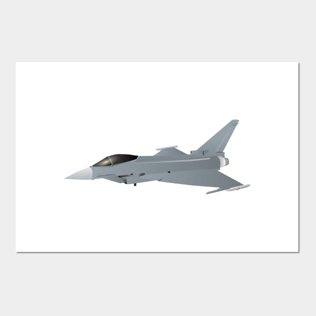 Eurofighter Typhoon Jet Fighter - Eurofighter Typhoon - Posters and Art ...