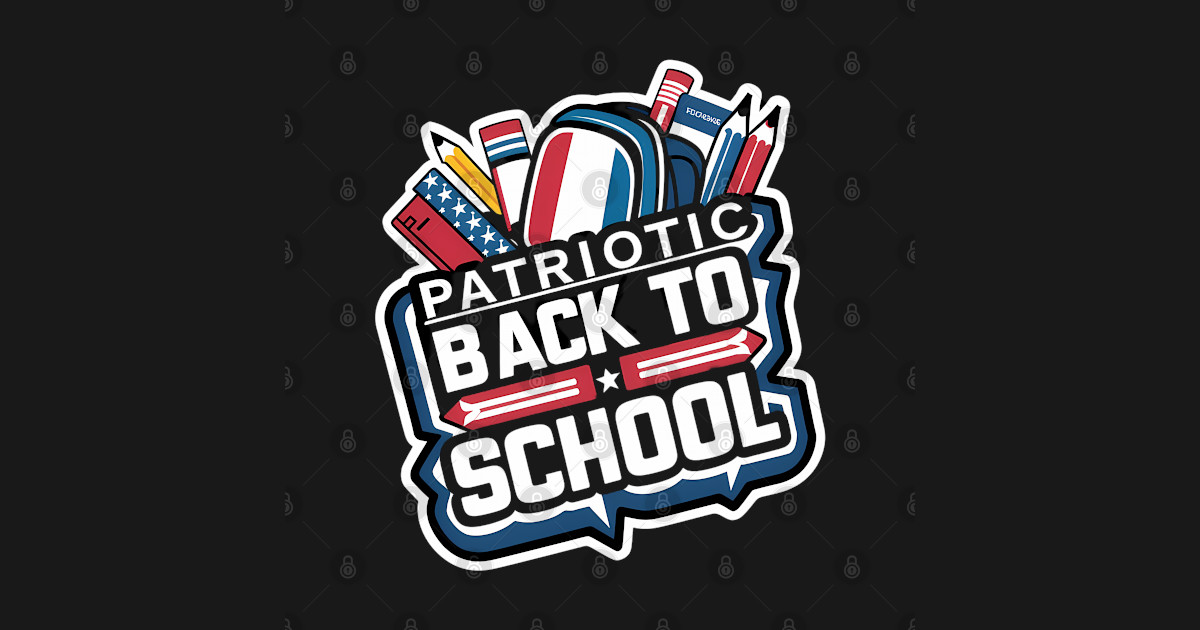 Patriotic Back to School - USA Flag - Back To School - T-Shirt | TeePublic