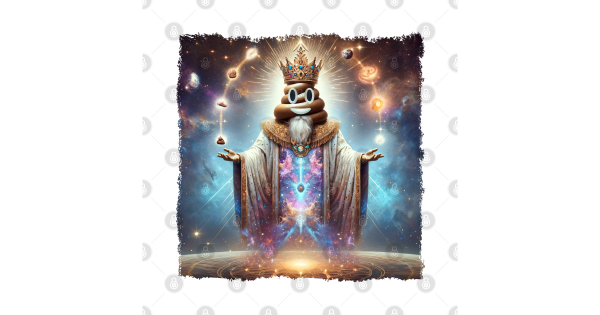 Poop God - Poop - T-Shirt | TeePublic