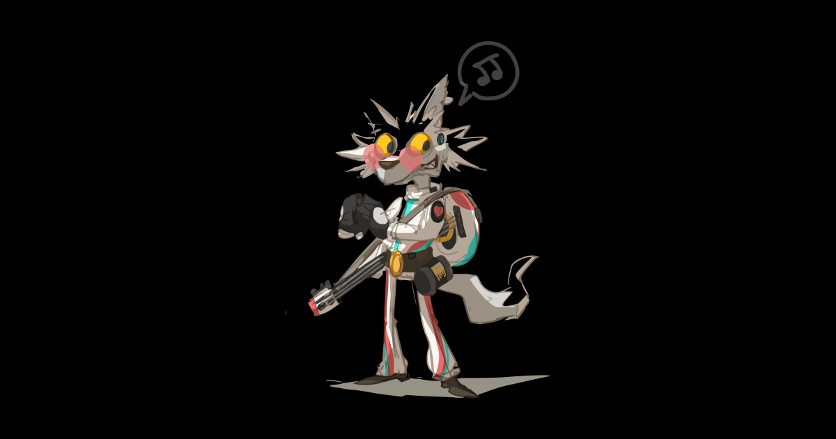 Fox Fighter Illustration - Fox Fighter Illustration Art - Sticker ...