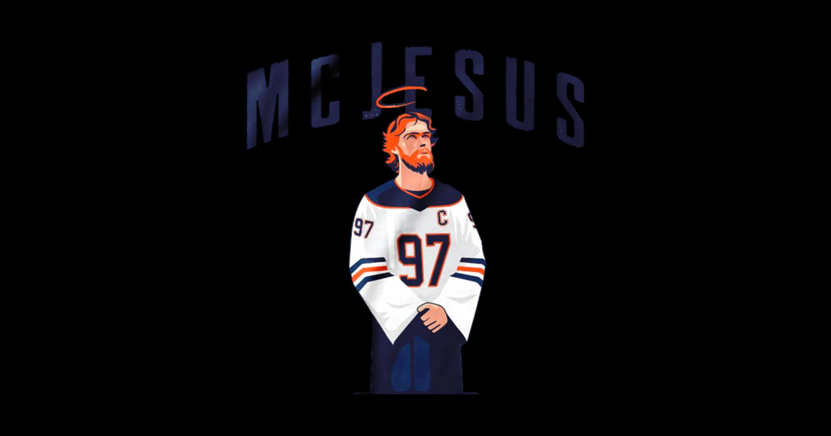 Connor McJesus Connor McDavid #97 Oilers - Connor Mcjesus - Sticker ...