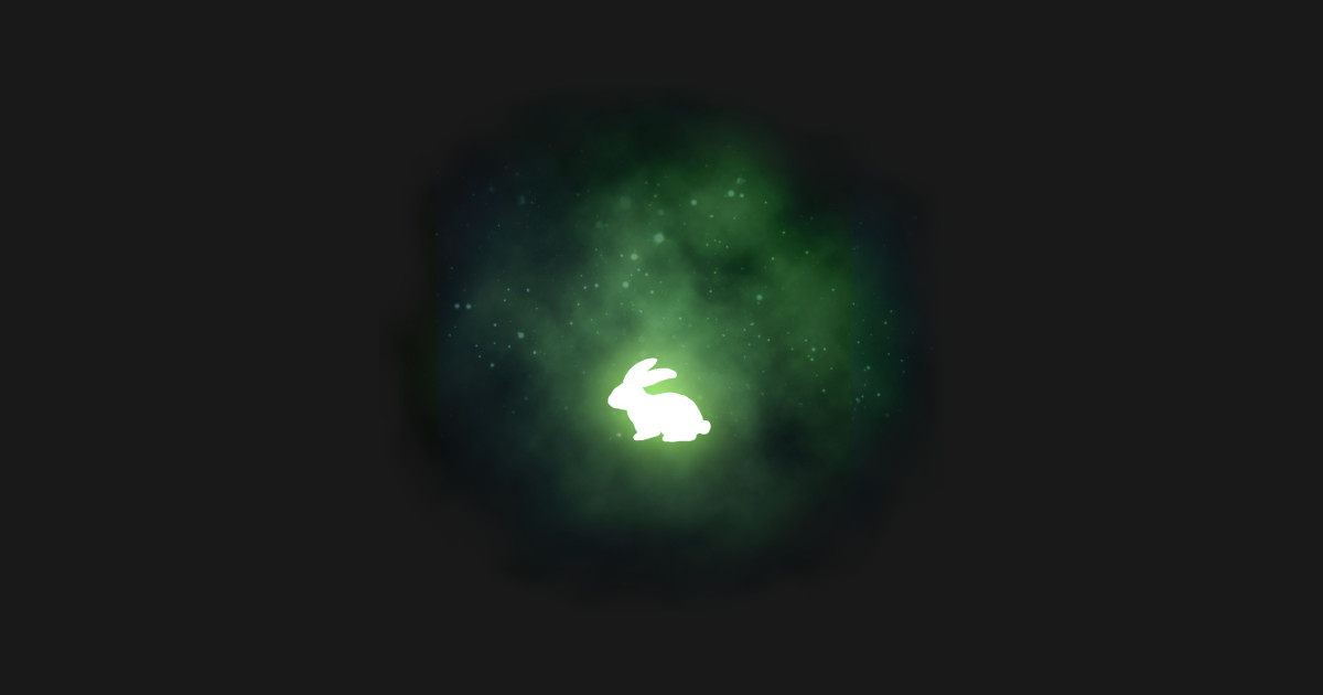 Glowing Rabbit - White Rabbit - T-Shirt | TeePublic