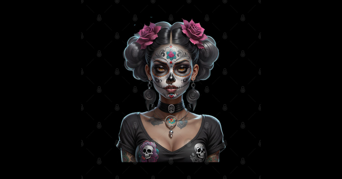Catrina Dia De Los Muertos - Catrina - Posters and Art Prints | TeePublic