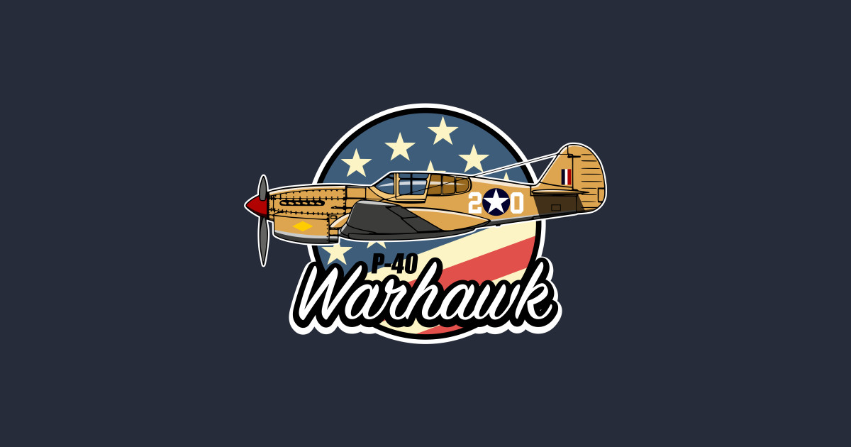 USAAF P-40 Warhawk - Ww2 P40 Warhawk Patch - T-Shirt | TeePublic