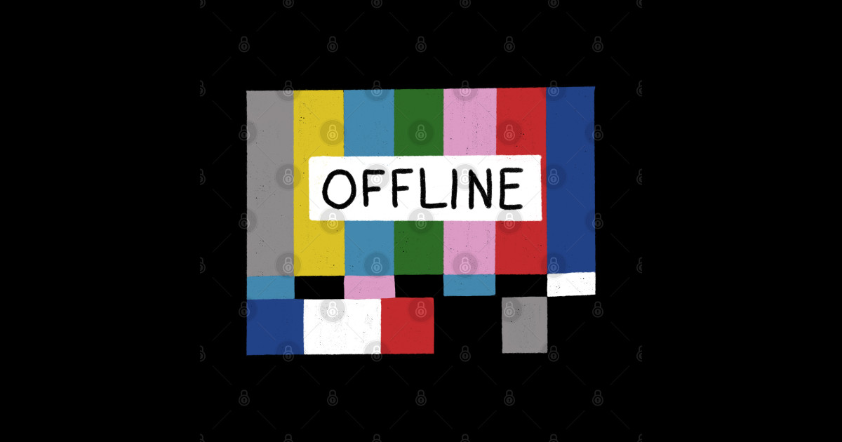 No Signal Television Screen Color Bars Test Pattern Offline - Offline ...