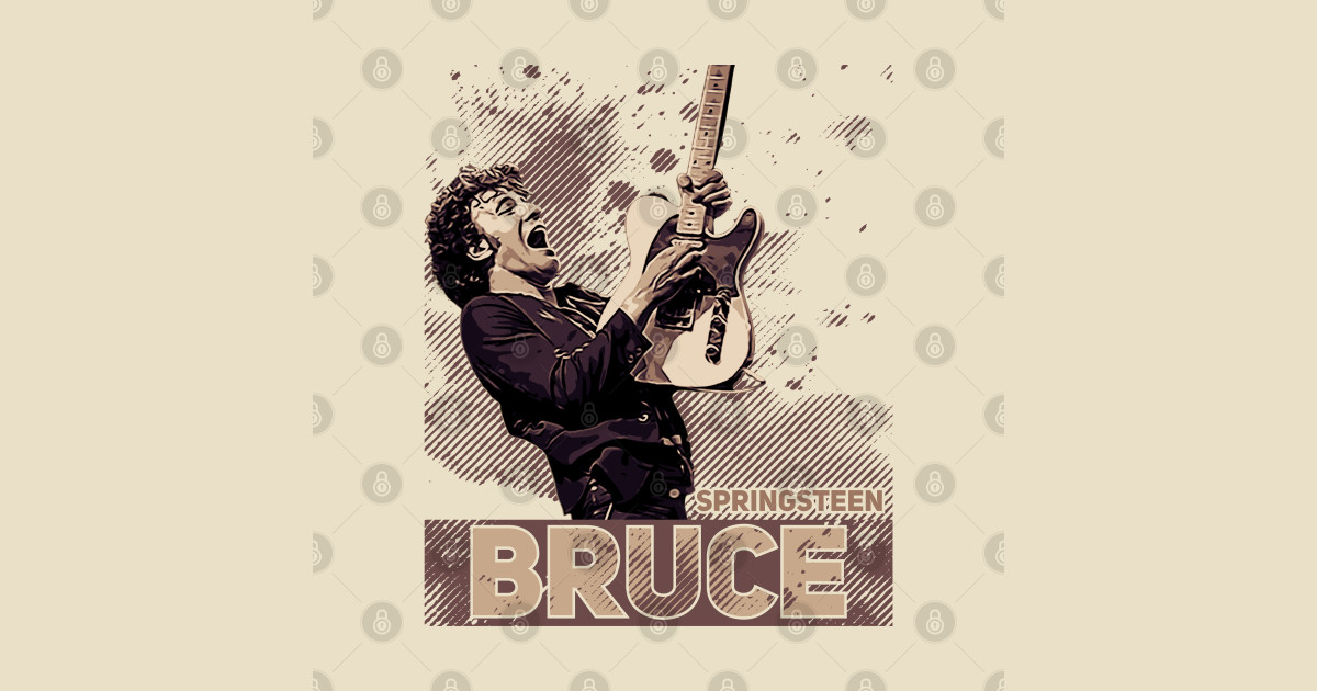 Bruce springsteen - Bruce Springsteen The Boss - T-Shirt | TeePublic