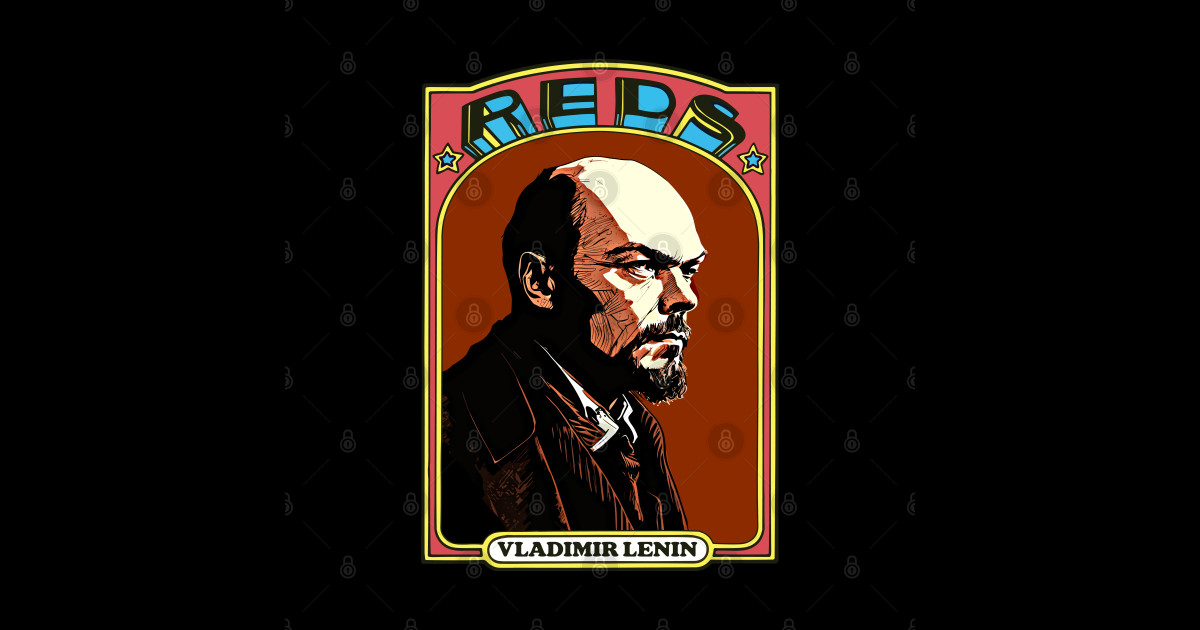 Vladimir Lenin - Retro Communist Trading Card - Lenin - Sticker | TeePublic