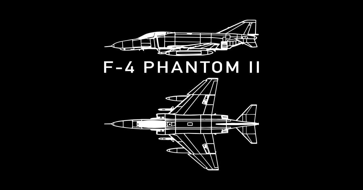F-4 Phantom II Jet Fighter-bomber Plane Blueprints - F 4 Phantom Ii ...