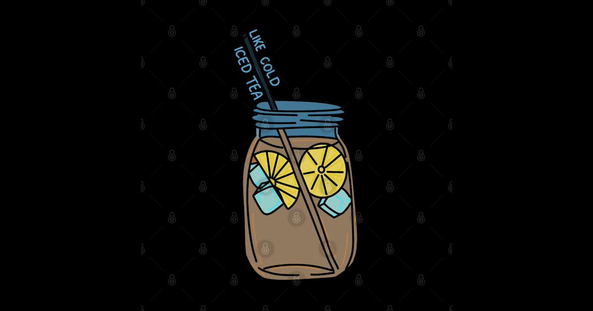 Iced tea - Iced Tea - Sticker | TeePublic