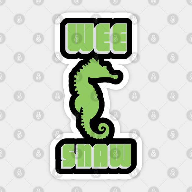 Wee Snaw - Spongebob - Sticker | TeePublic