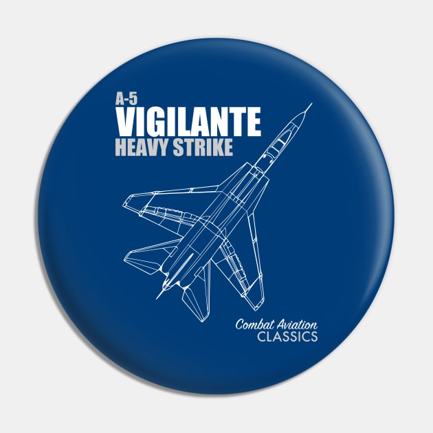 A-5 Vigilante - Us Navy A5 Vigilante Patch - Pin | TeePublic