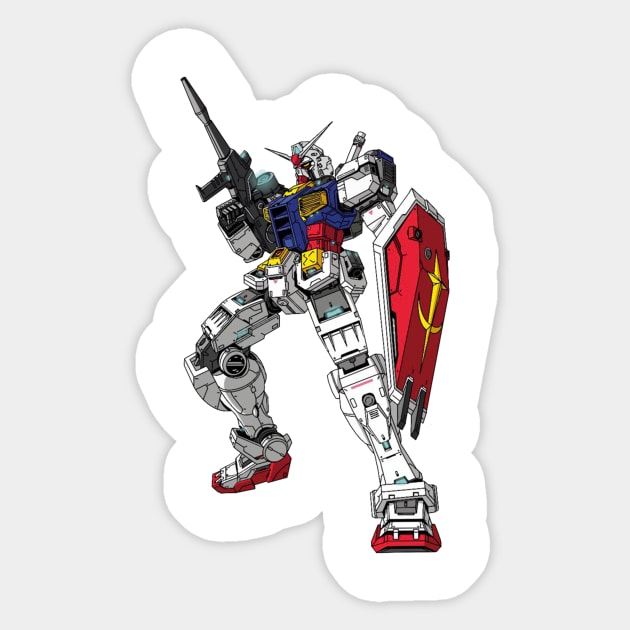 Gundam RX-78-2 - Gundam - Sticker | TeePublic