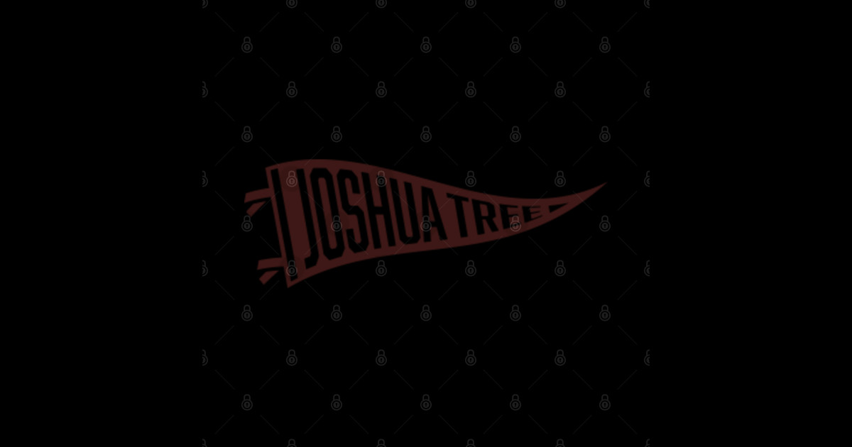Joshua Tree National Park Pennant - Brown - Joshua Tree National Park ...