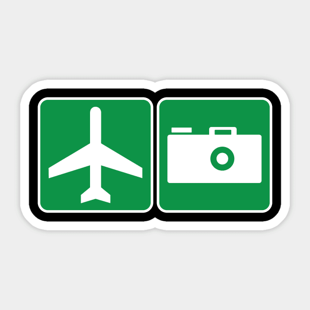 Plane Spotter T-shirt - Plane Spotter - Sticker | TeePublic