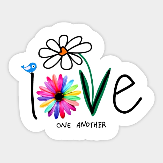 Love One Another - Another - Sticker | TeePublic