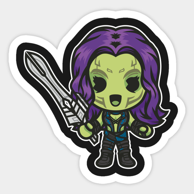Dangerous Woman In The Universe - Gamora - Sticker | TeePublic