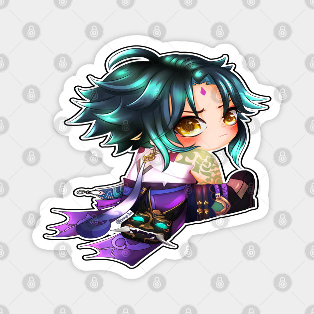 Xiao Genshin Impact chibi - Genshin Impact - Magnet | TeePublic