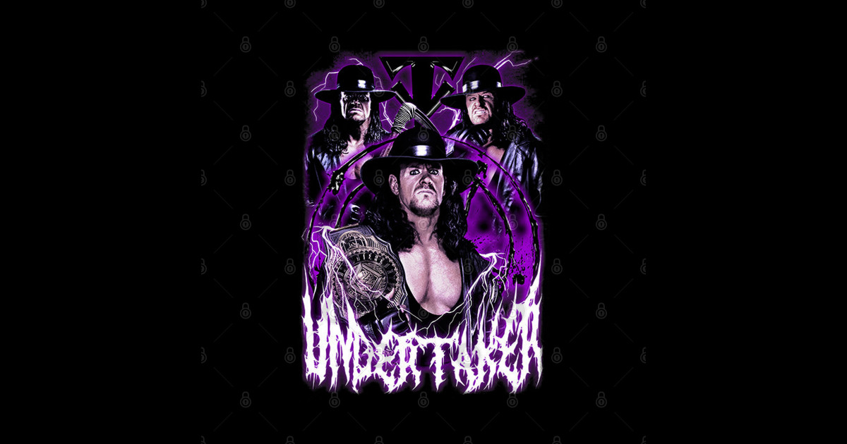Undertaker Retro Collage - Undertaker - Sticker | TeePublic
