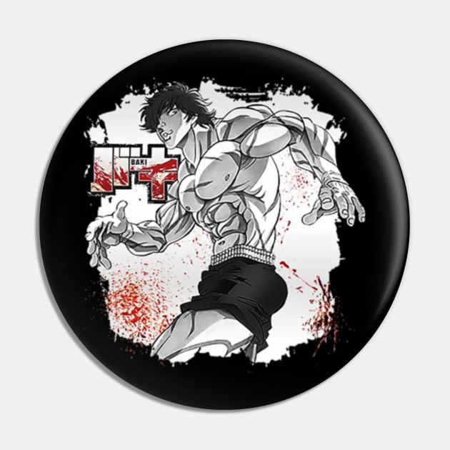Original Baki Hanma The Grappler Logo for otaku, gym and fitness for ...