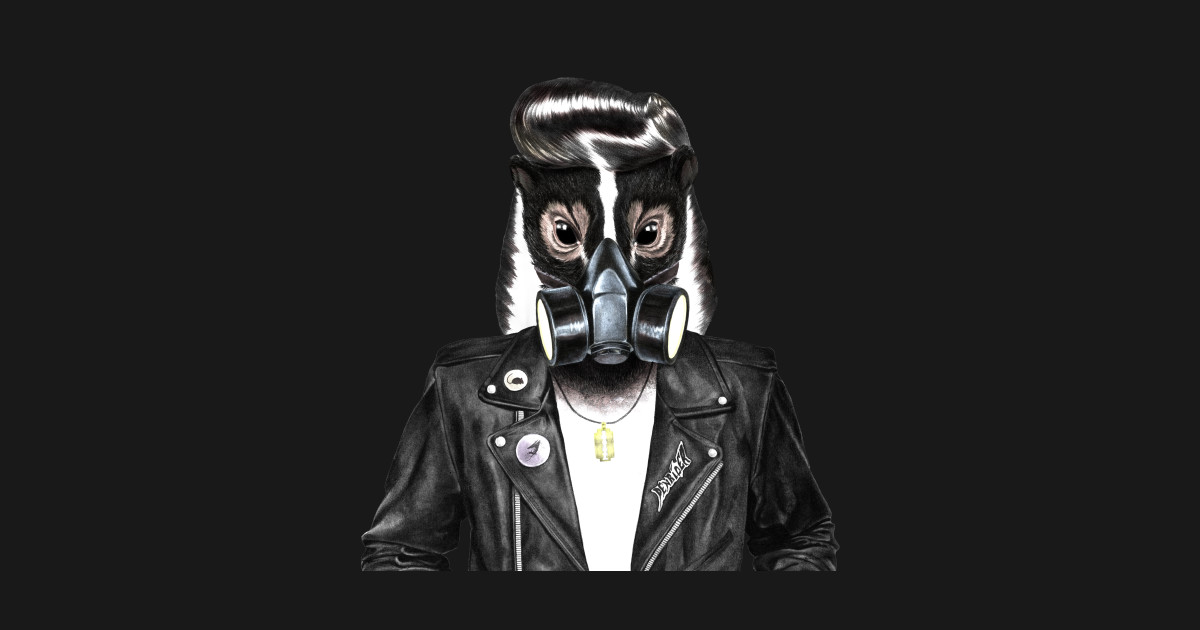 Skunk Rock - Rockstar - T-Shirt | TeePublic