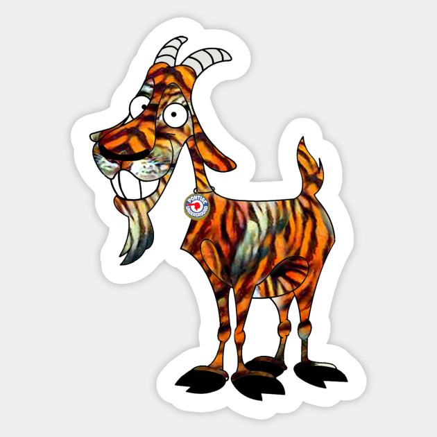 Badass Goat - Pontiac - Sticker | TeePublic