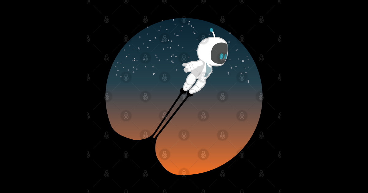 Astro Bot - Escape Velocity 2 - Astro Bot - Sticker | TeePublic