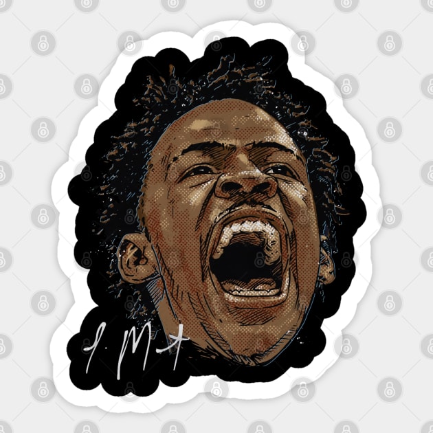 Ja Morant Memphis Scream - Ja Morant - Sticker | TeePublic