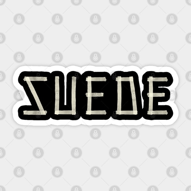 Suede Paper Tape - Suede - Sticker | TeePublic