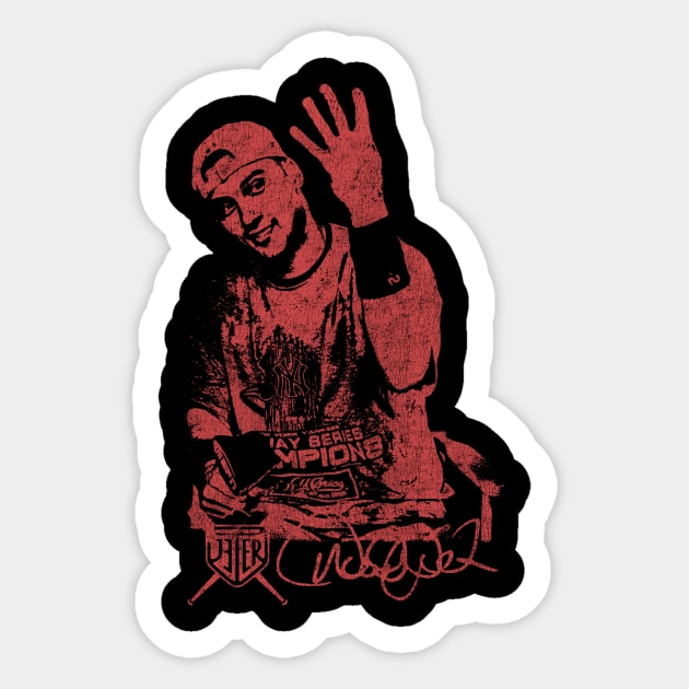 20years of Derek Jeter - Baseball Vintage - Sticker | TeePublic