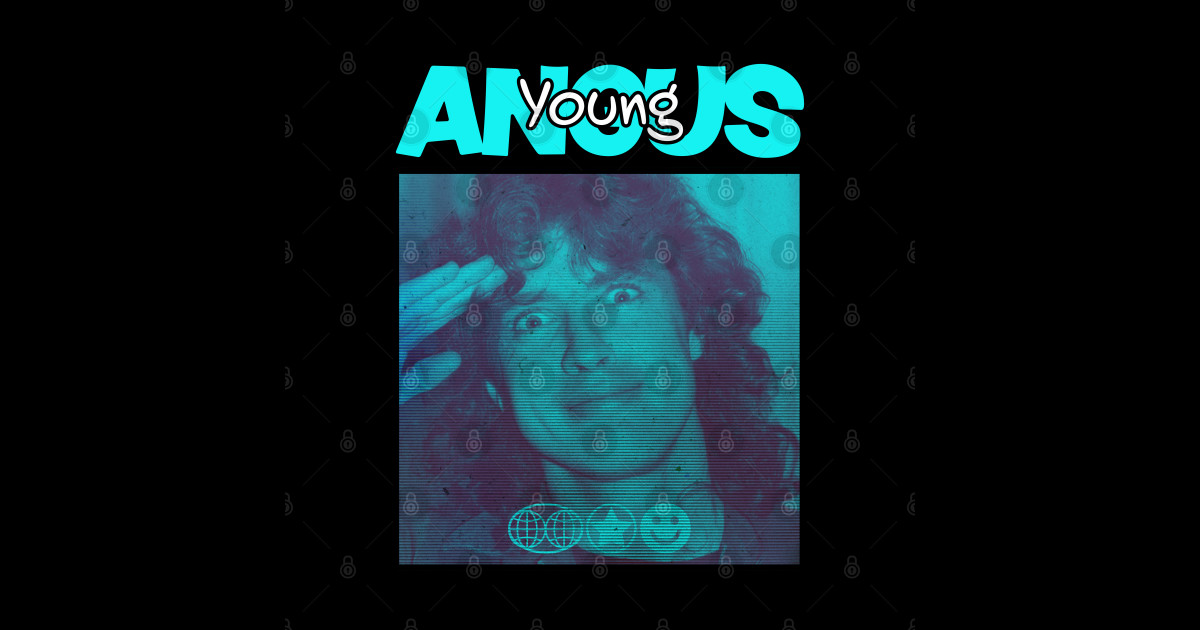 Angus Young - Angus Young - Sticker | TeePublic
