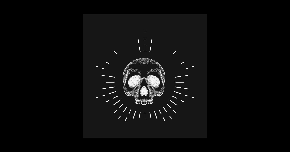 Holy Skull - Skull - Sticker | TeePublic