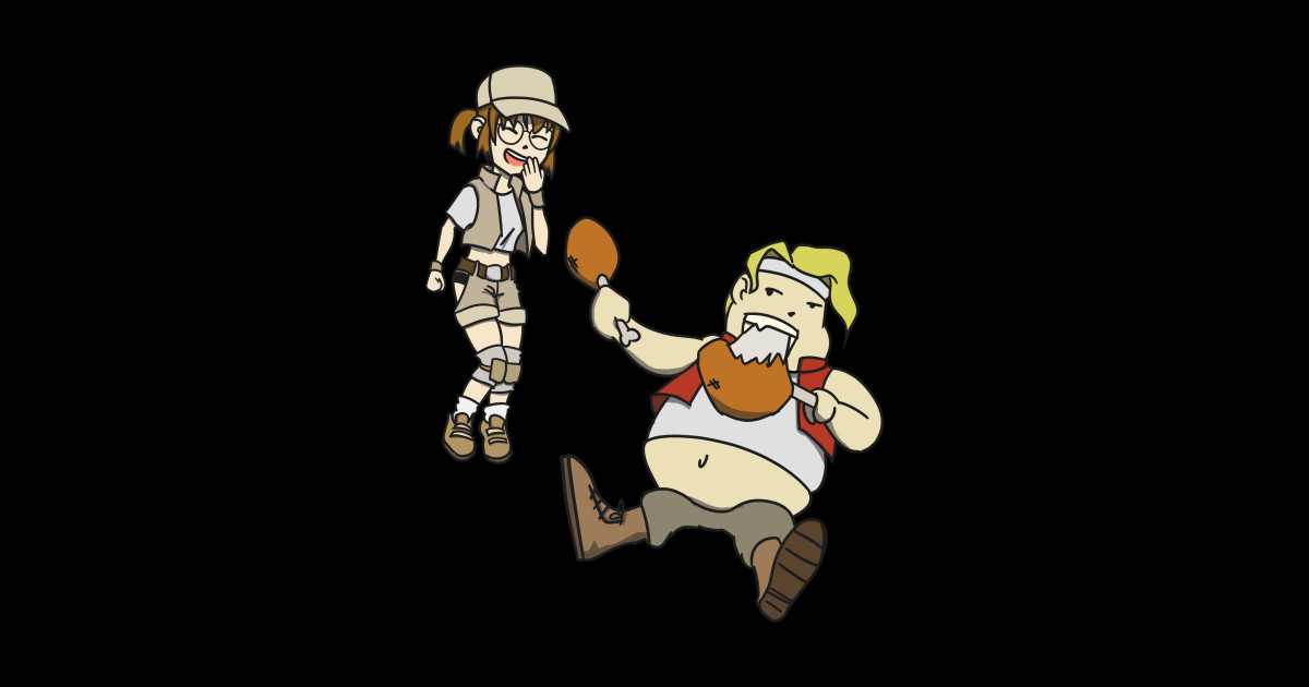 Fat Marco and Fio - Metal Slug - Posters and Art Prints | TeePublic