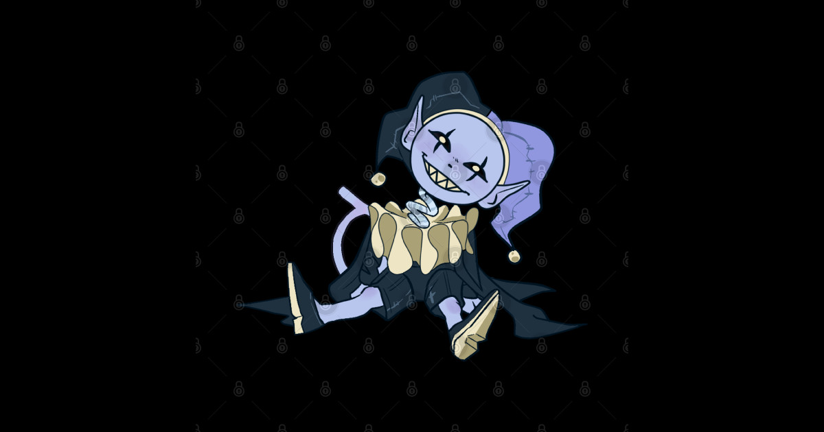 Jevil - Deltarune - Sticker | TeePublic