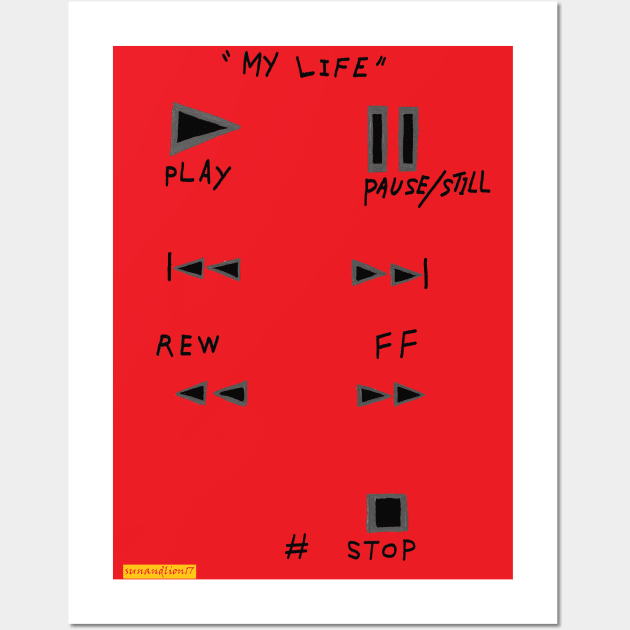 My Life Red. - Sunandlion17 - Posters and Art Prints | TeePublic