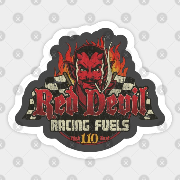 Red Devil Racing Fuels 1968 - Drag Racing - Sticker | TeePublic