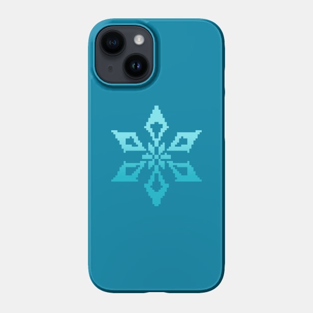 Cyro Elements Genshin Impact Pixel Art - Genshin - Phone Case | TeePublic