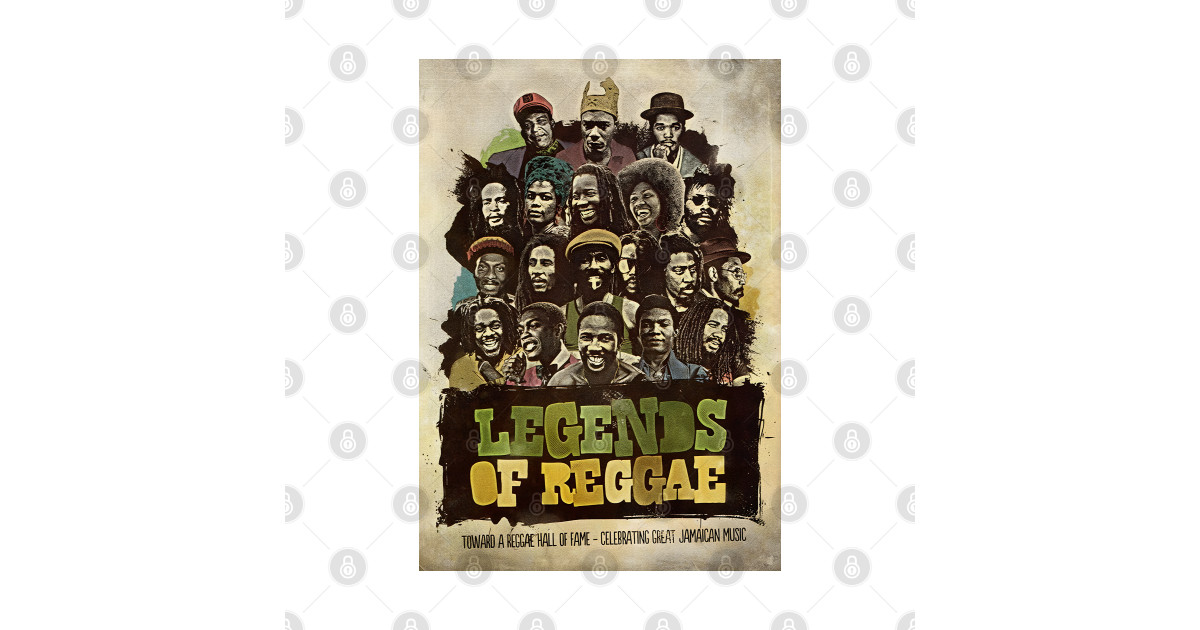 Legends of Reggae - Reggae - T-Shirt | TeePublic