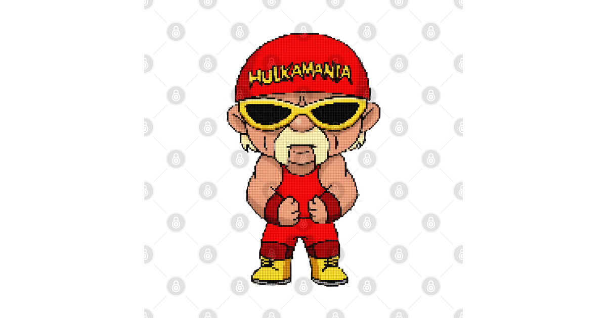 Hulk Hogan cartoon - Hulk Hogan - T-Shirt | TeePublic