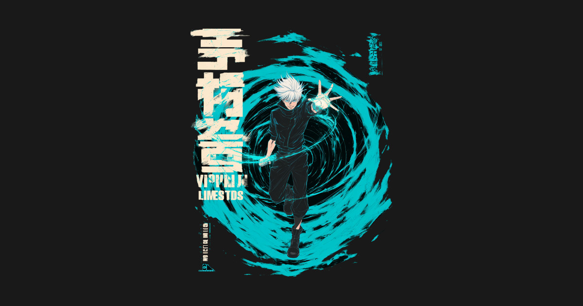 Gojo Satoru Jujutsu Kaisen Limitless Energy - Gojo Satoru - T-Shirt ...