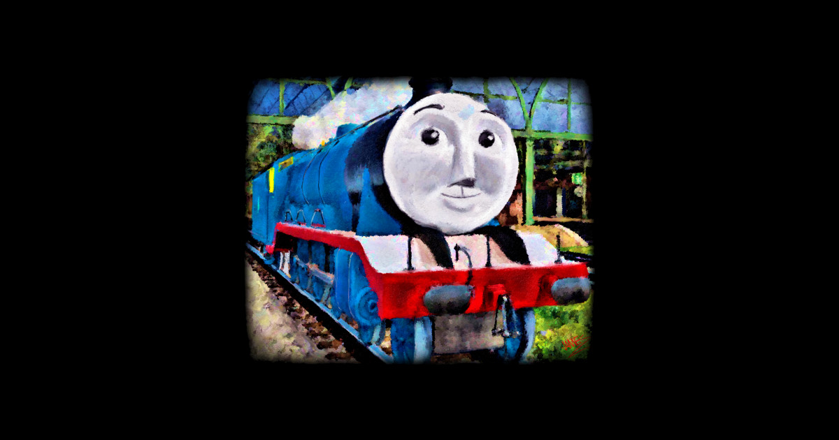 Gordon coming out of the sheds for a spin - Thomas The Tank Engine ...