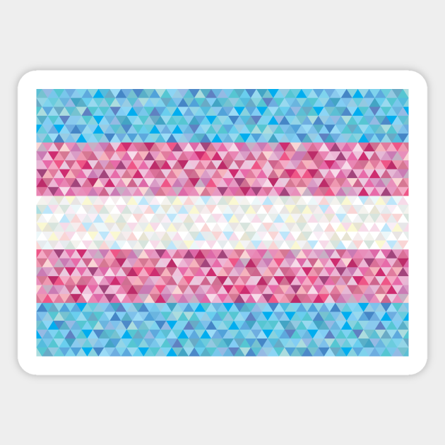 Transgender Flag - Transgender - Sticker | TeePublic