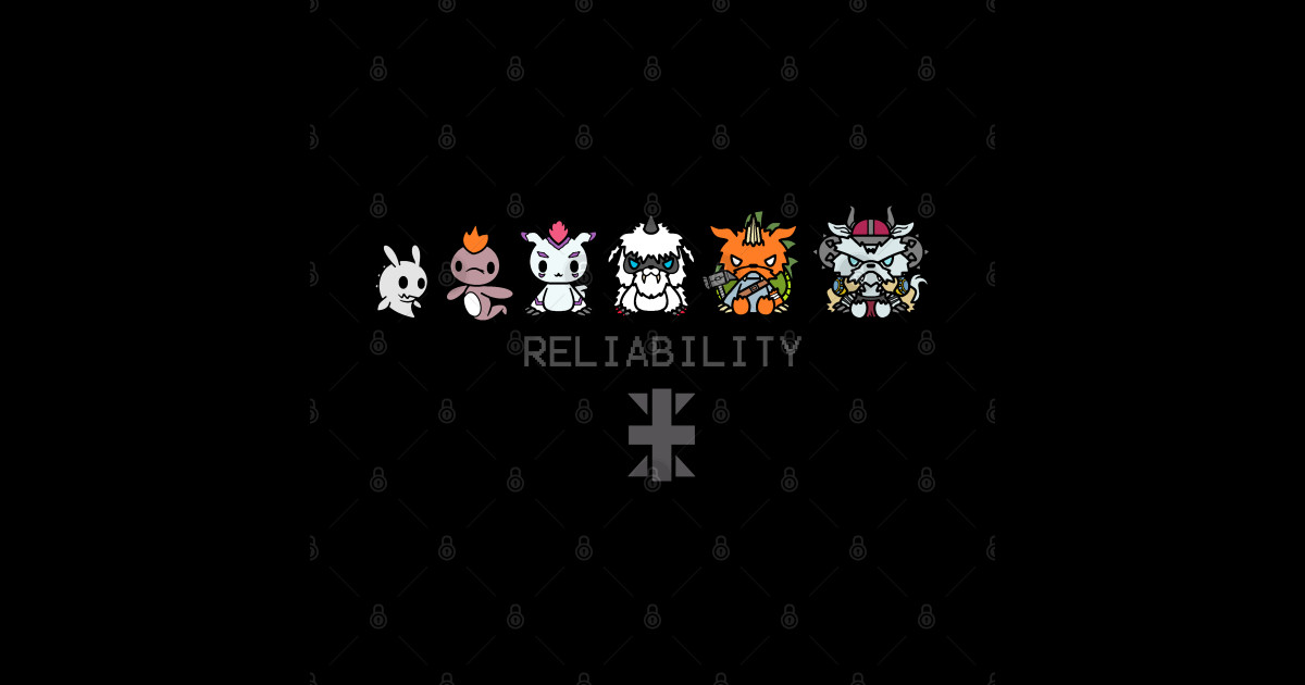 RELIABILITY - Digimon - Sticker | TeePublic